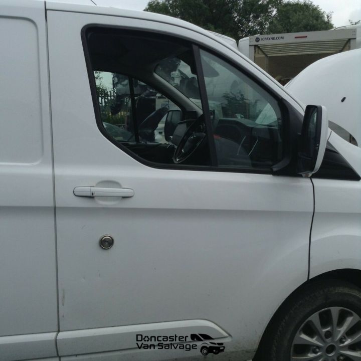 FORD TRANSIT CUSTOM FACELIFT 2019 FRONT DOOR O/S DRIVERS SIDE WHITE ...